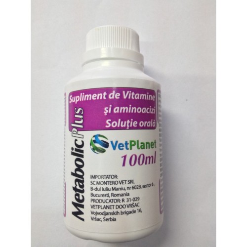 Supliment de Vitamine Metabolic Plus, 100ml